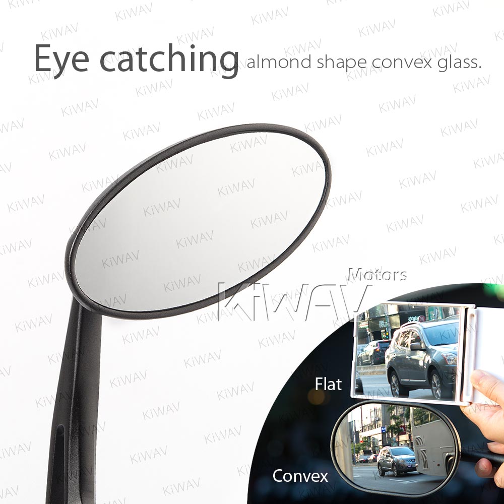 bar end mirrors: Ultra black bar end mirrors for 1, 1-1/4 Inch hollow ...