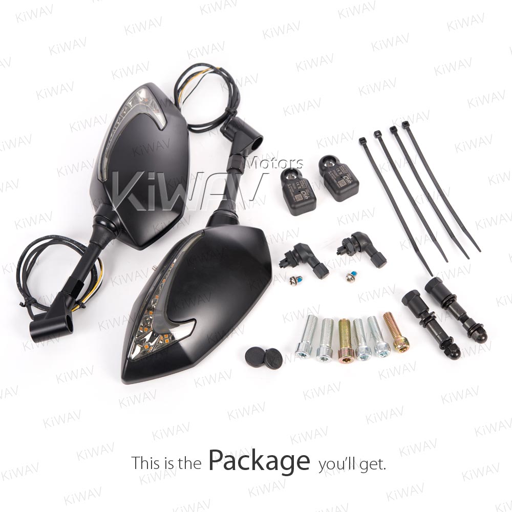 For Harley: TPMS tire pressure monitoring system Lucifer LED mirrors ...