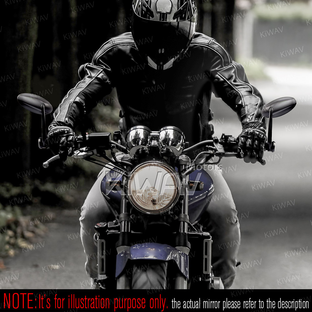 All Products: Ultra black bar end mirrors for M8 threaded handlebars