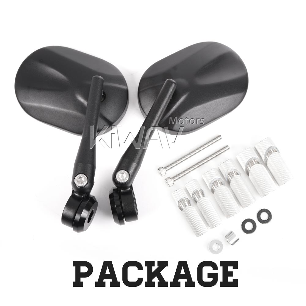 All Products: Stark black bar end mirrors compatible with Specific ...