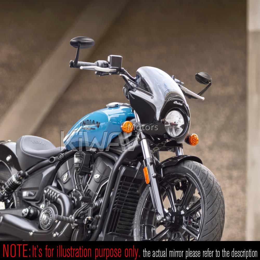 All Products: Ultra black bar end mirrors compatible with Specific ...