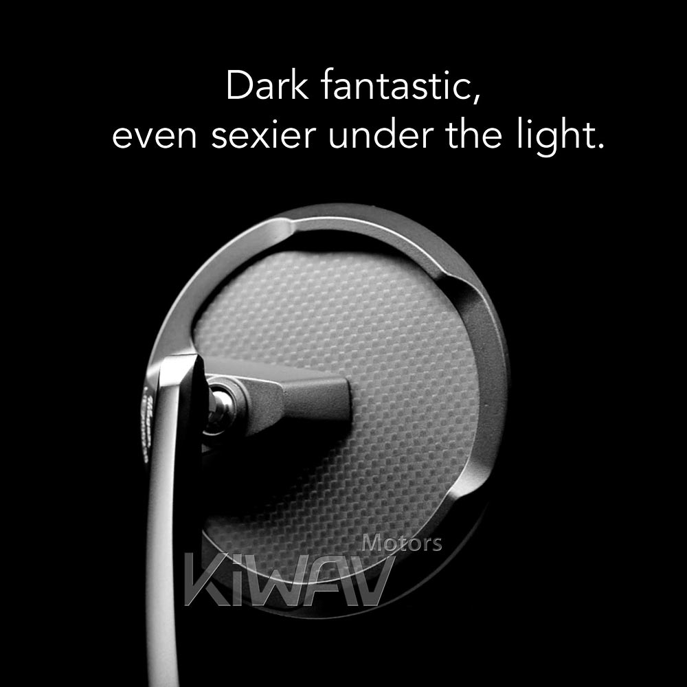 All Products: Mamba round matte carbon heavy weight bar end mirrors ...