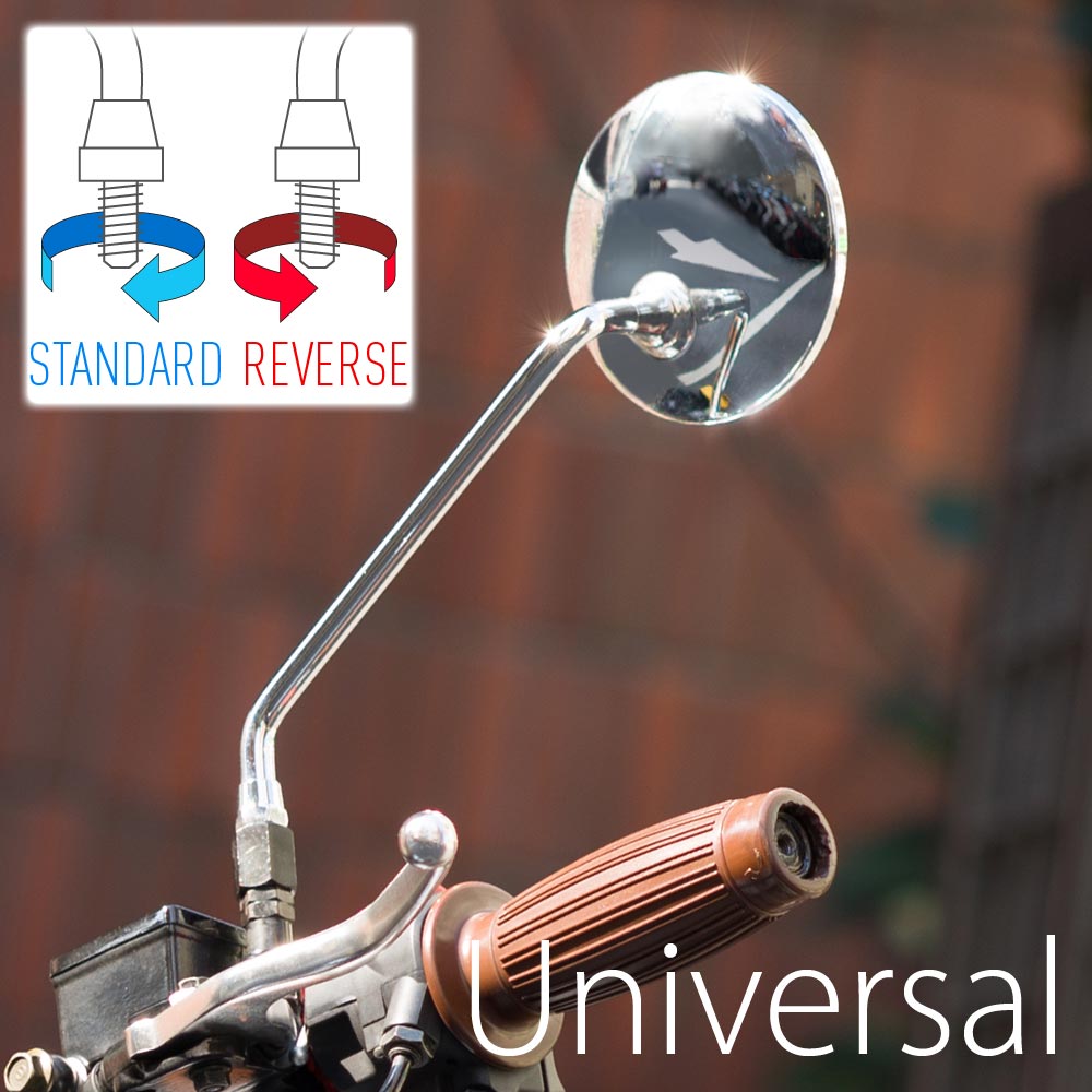 Mirrors: Super chrome round mirrors