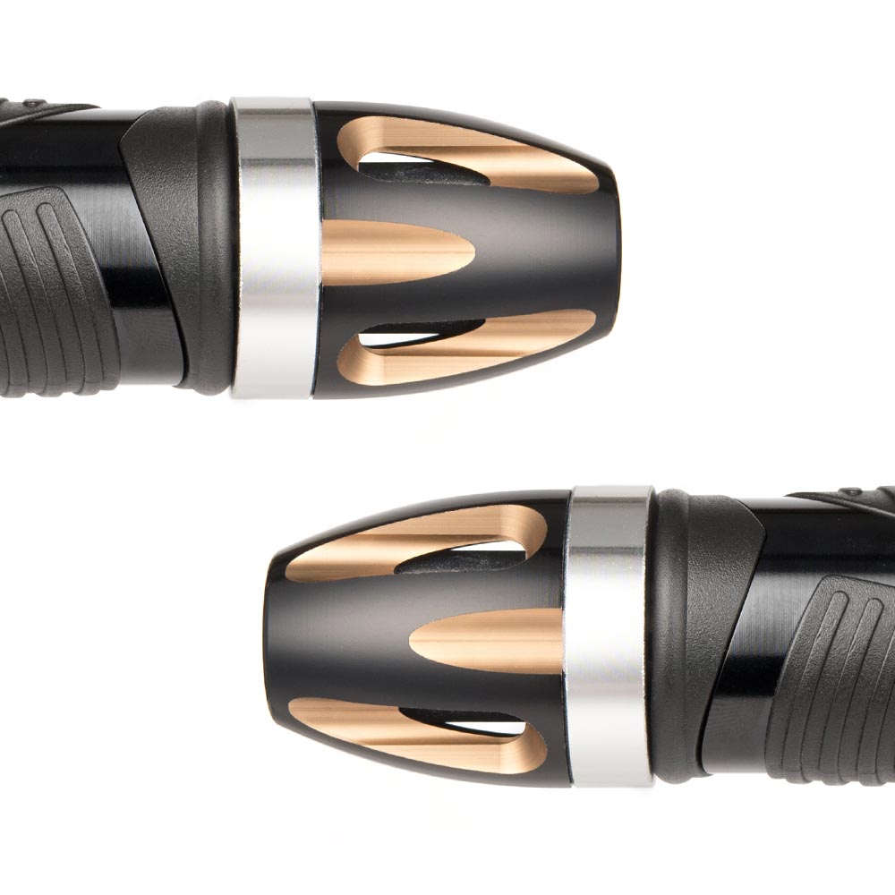 bar-ends: Bullet bar ends with regular weight base