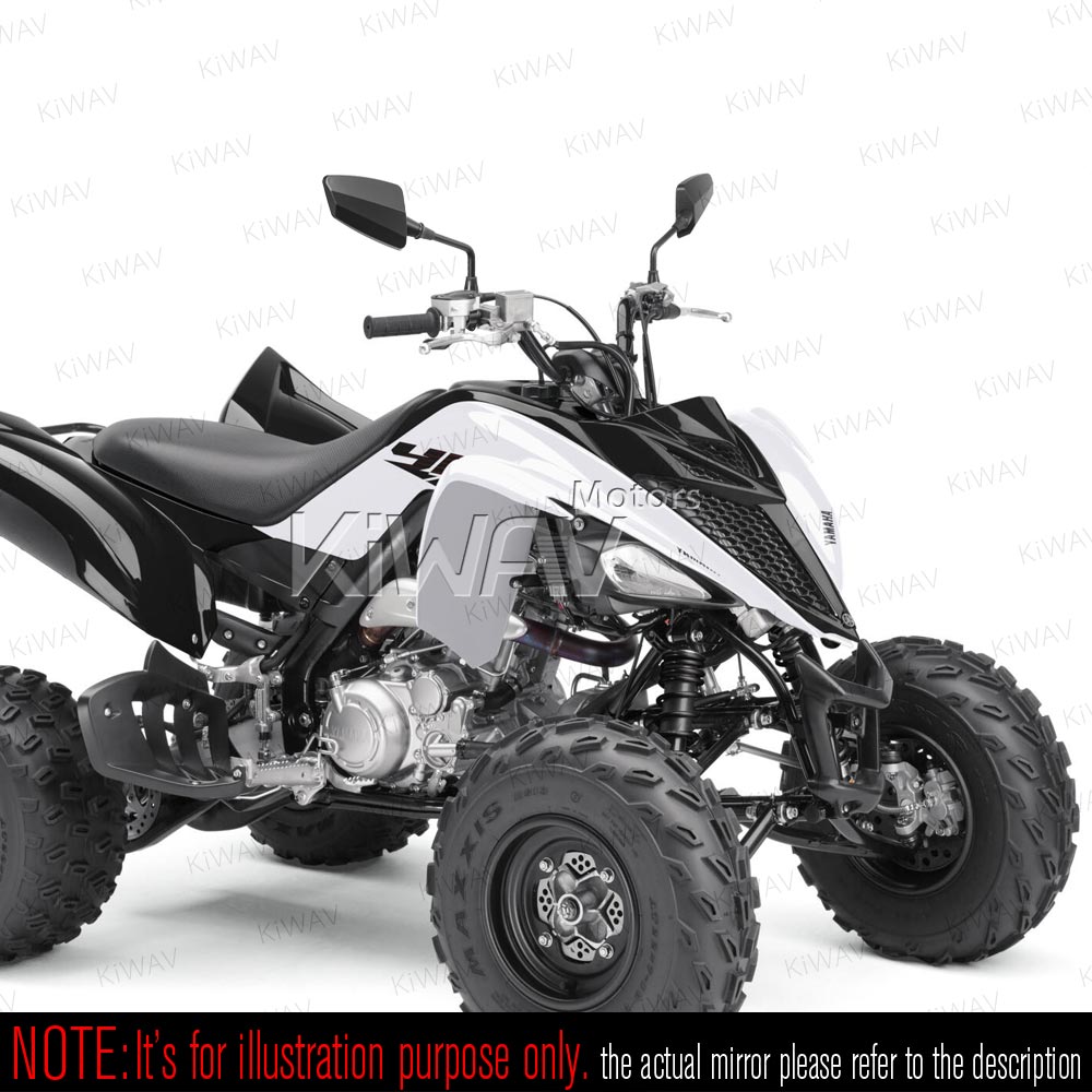 All Products: ATV mirrors hawk black for 7/8 Inch handlebar with forged ...