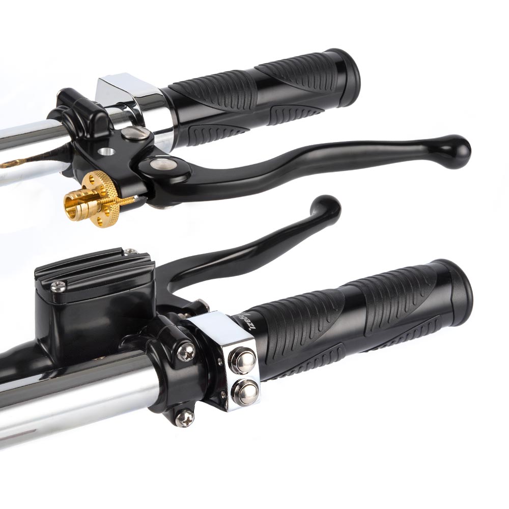 All Products: Vintage hand control black w/ chrome switches for 1 inch bar