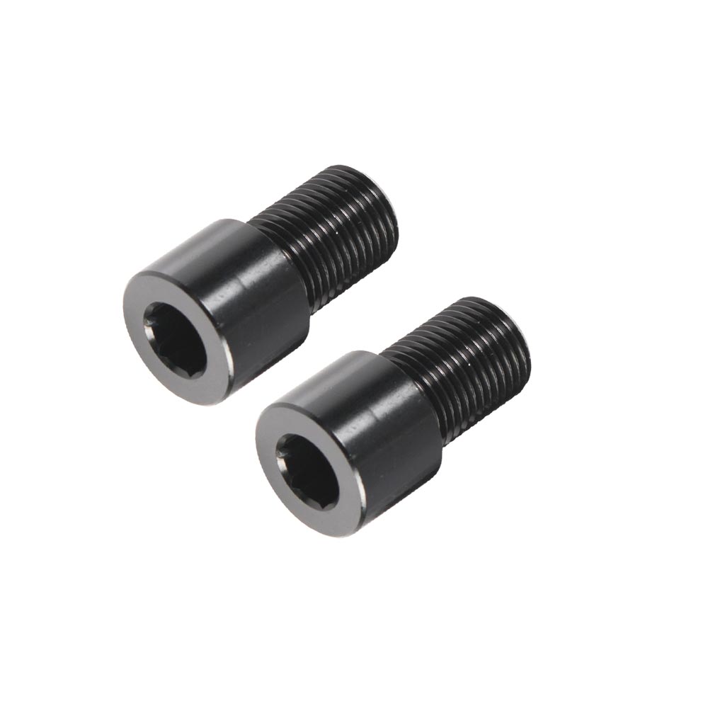 mirror adapters: bar end adapters compatible with Yamaha MT FZ XSR TMAX