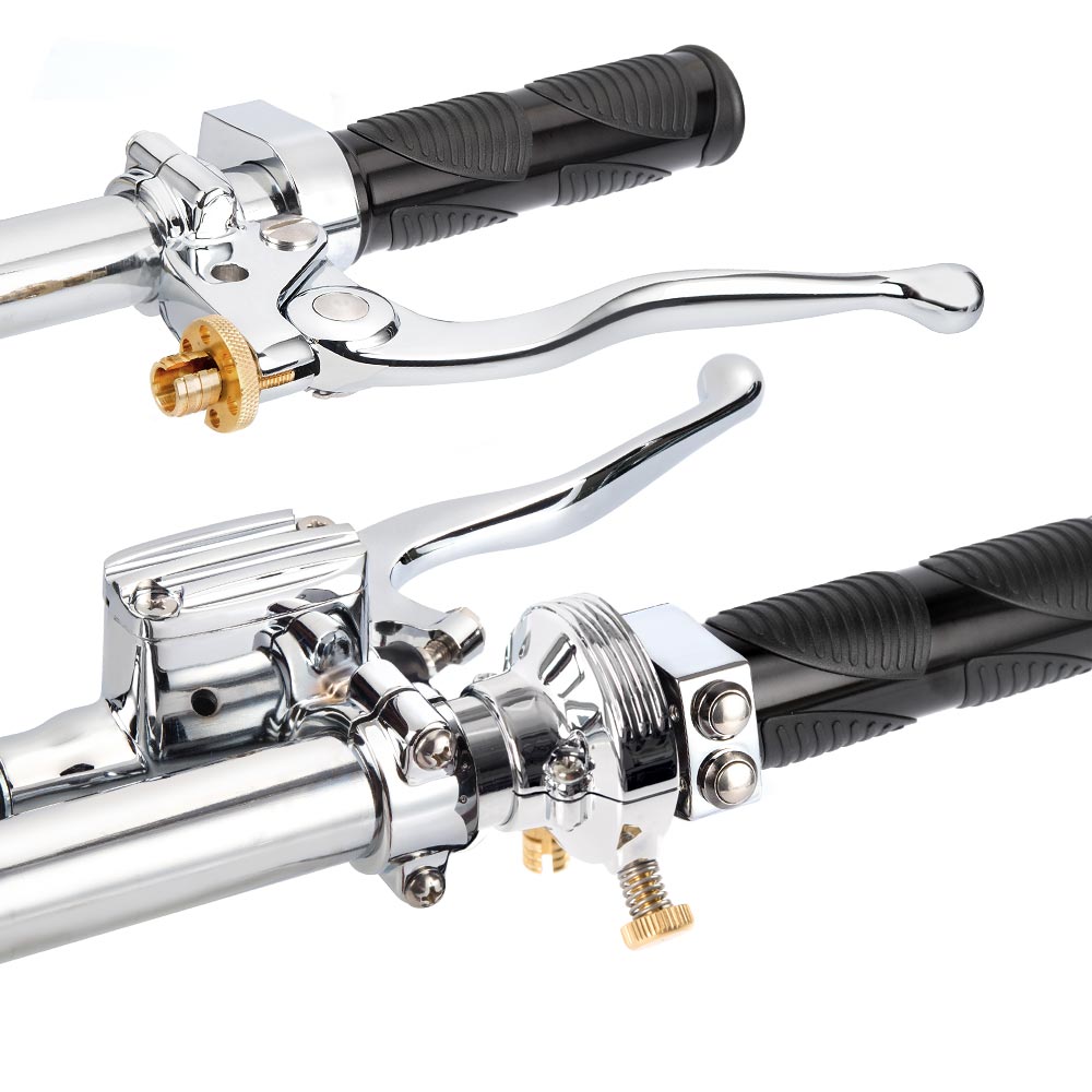 For Harley: Vintage hand control + throttle clamp + switches