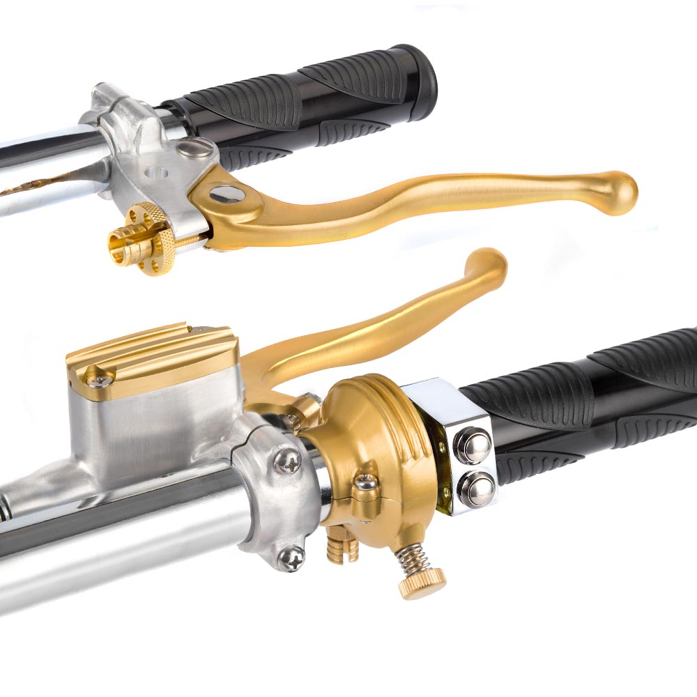 For Harley: Vintage hand control + throttle clamp + switches