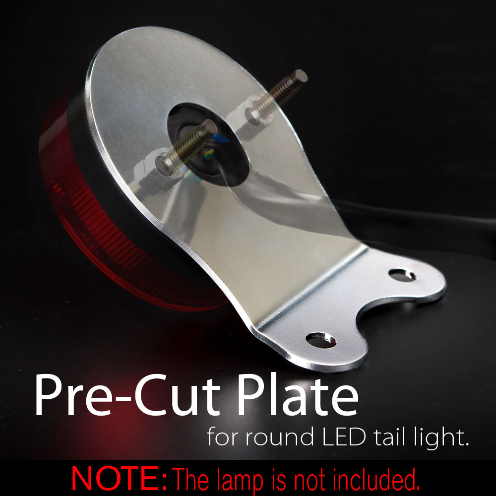 All Products: tail light mounting bracket silver with 2 Hex nuts