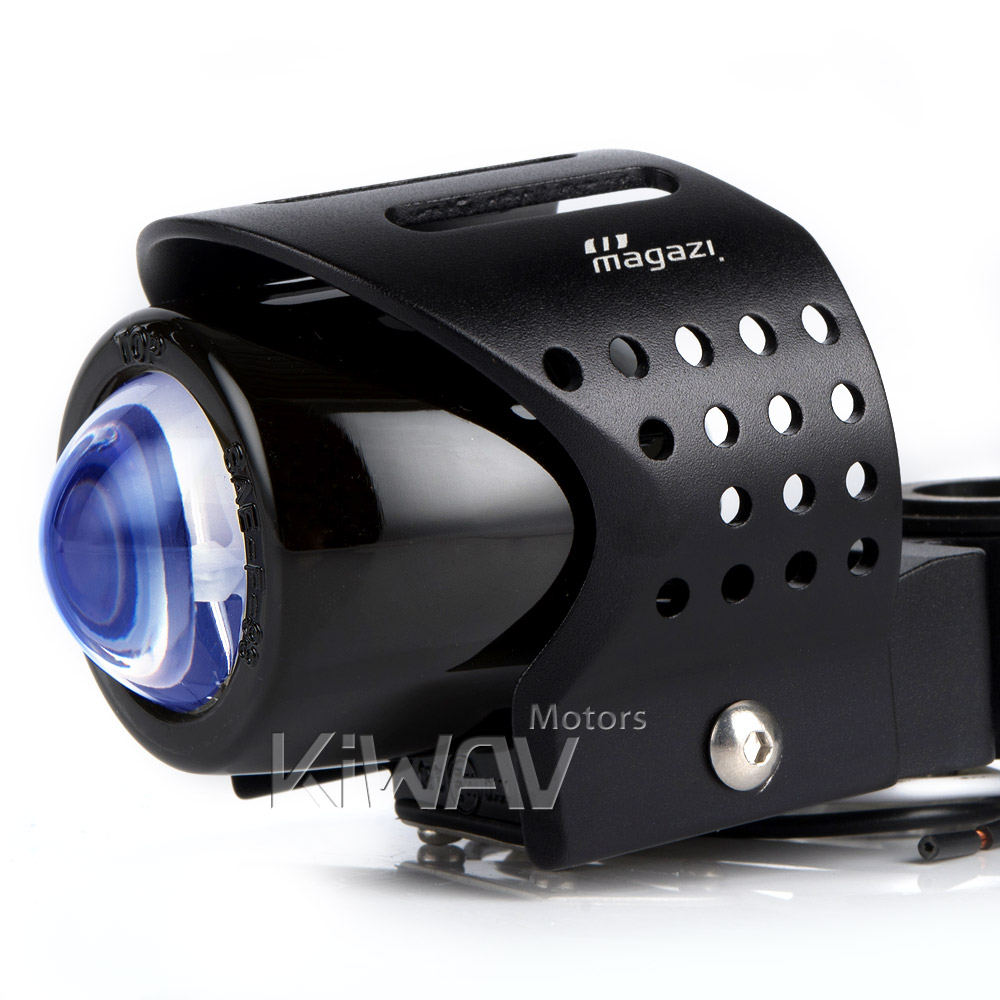 fog: Round fish-eye fog light black